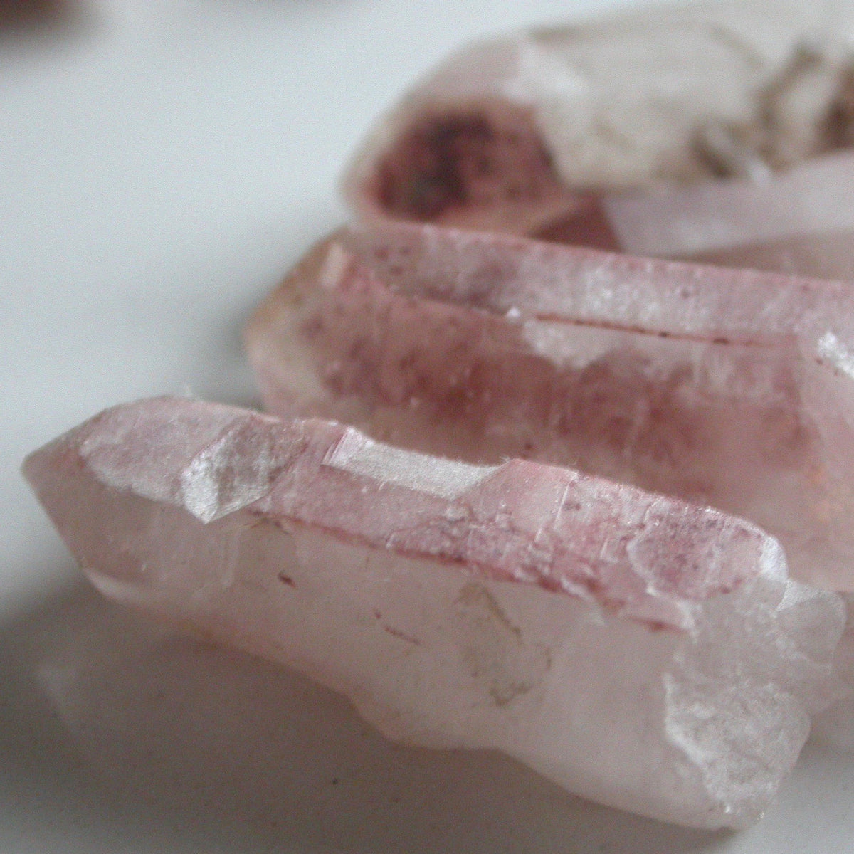 Rare Red Phantom Quartz Crystals – Song of Stones